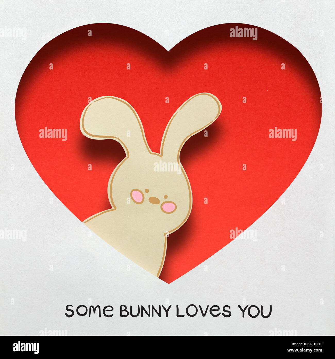 Some bunny loves you Stock Photo - Alamy