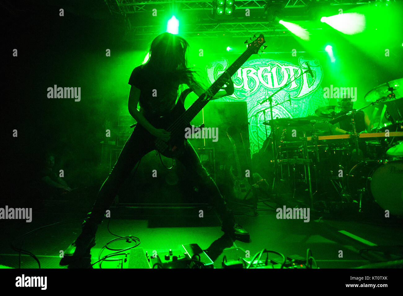 The Canadian death metal band Gorguts performs a live concert at Vulkan ...