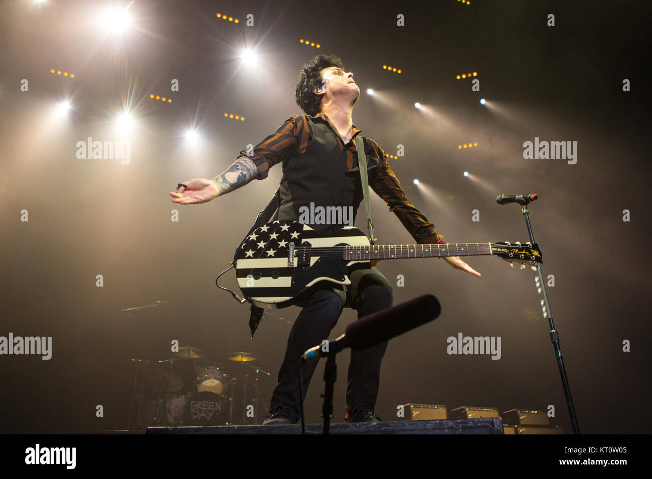 The American punk rock band Green Day performs a live concert at Oslo ...