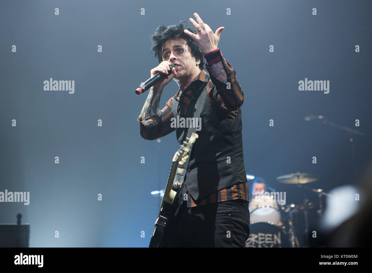The American punk rock band Green Day performs a live concert at Oslo ...
