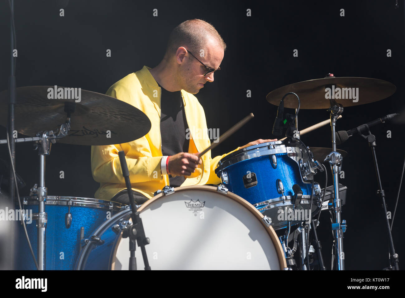 Norway, Fredrikstad – July 23, 2017. The Norwegian alternative pop band ...
