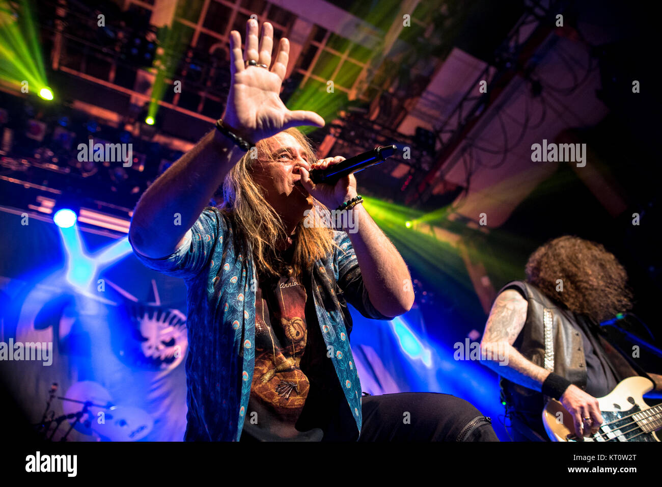 The German speed metal band Helloween performs a live concert at ...