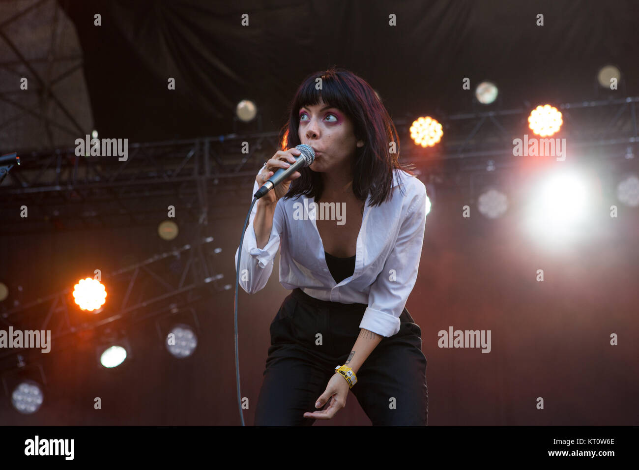 Norway, Oslo – August 11, 2017. The American folk-blues band Hurray for ...