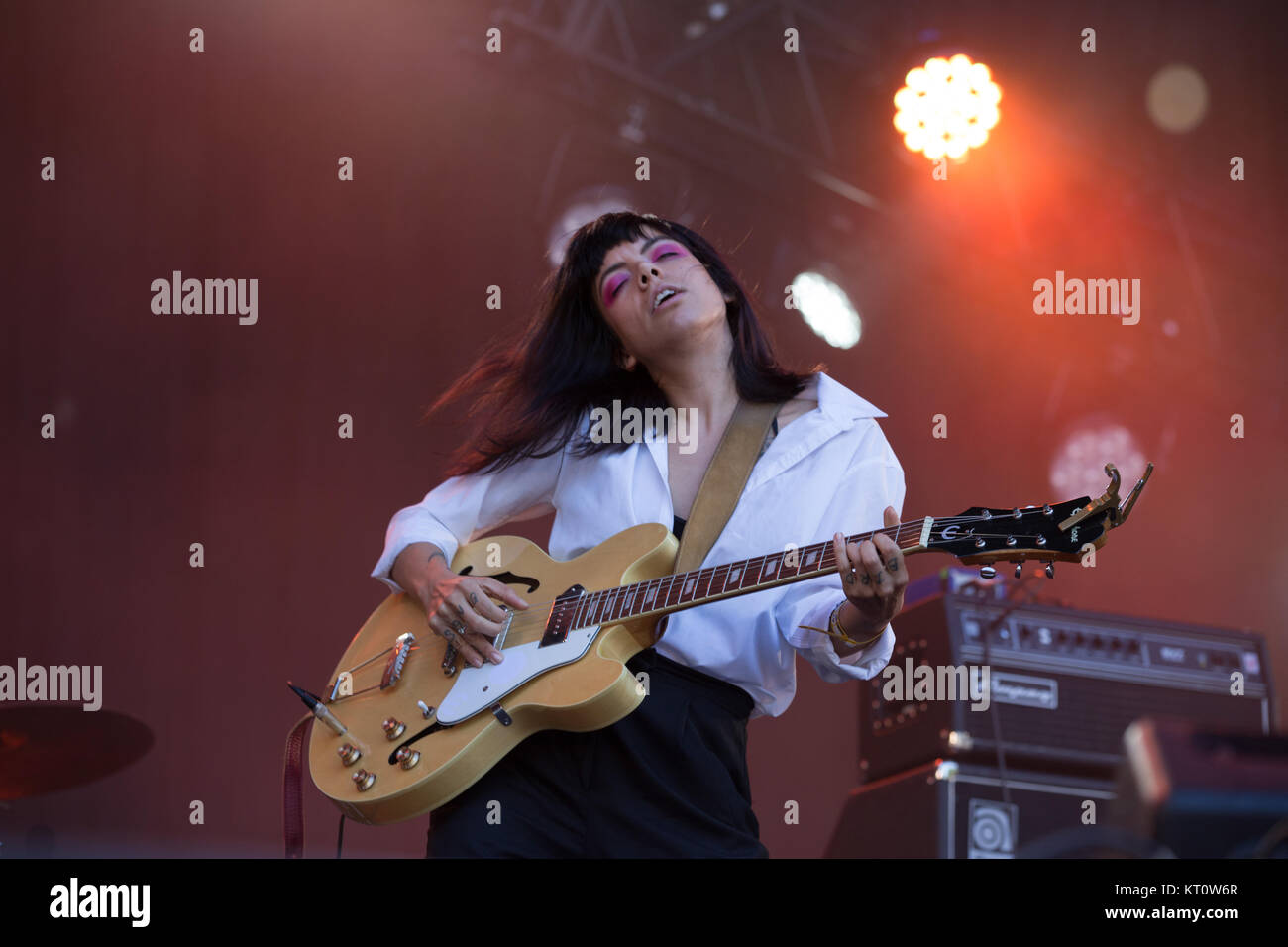 Norway, Oslo – August 11, 2017. The American folk-blues band Hurray for ...