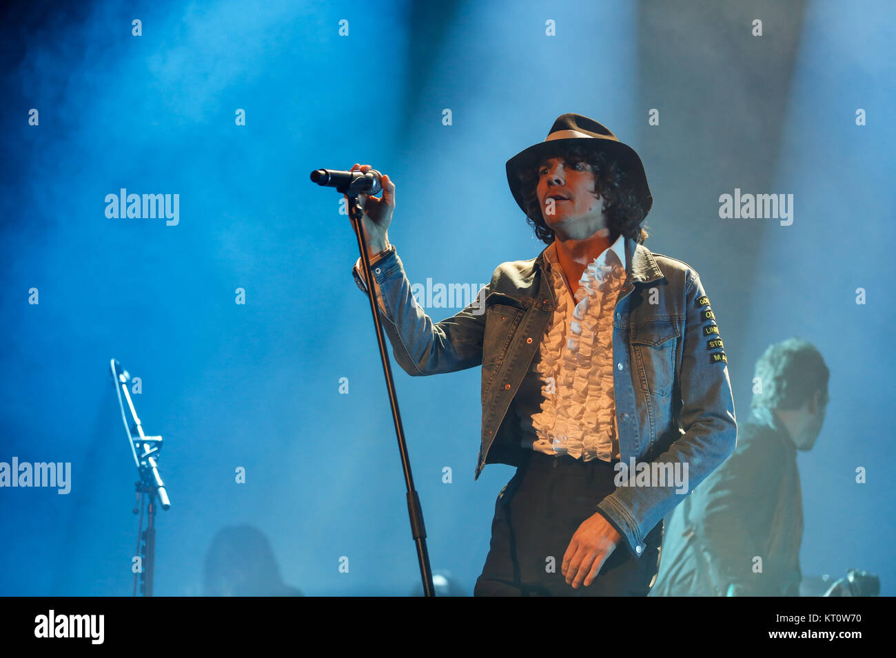 The Swedish singer, musician and songwriter Håkon Hellström performs a ...