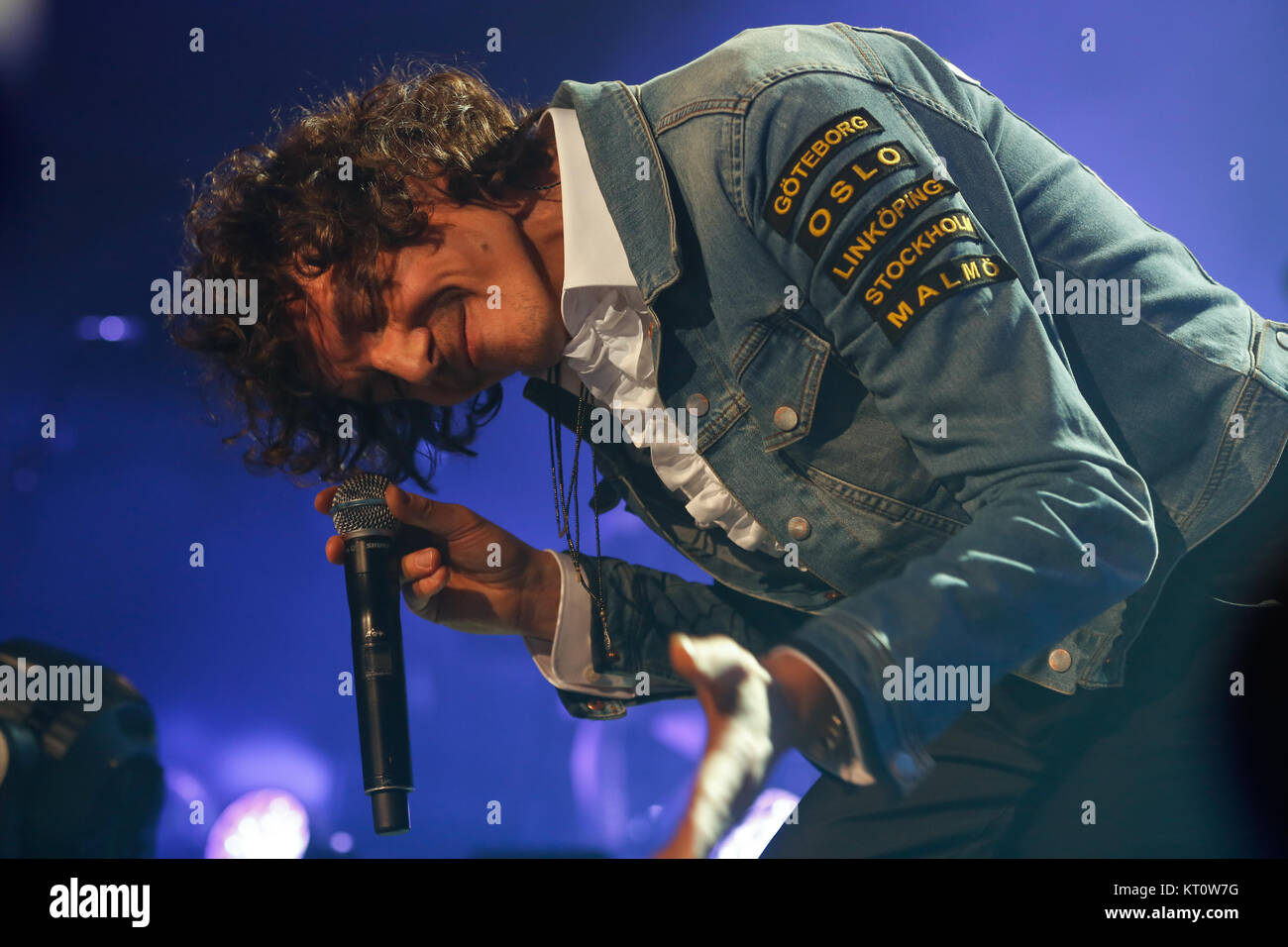 The Swedish singer, musician and songwriter Håkon Hellström performs a ...
