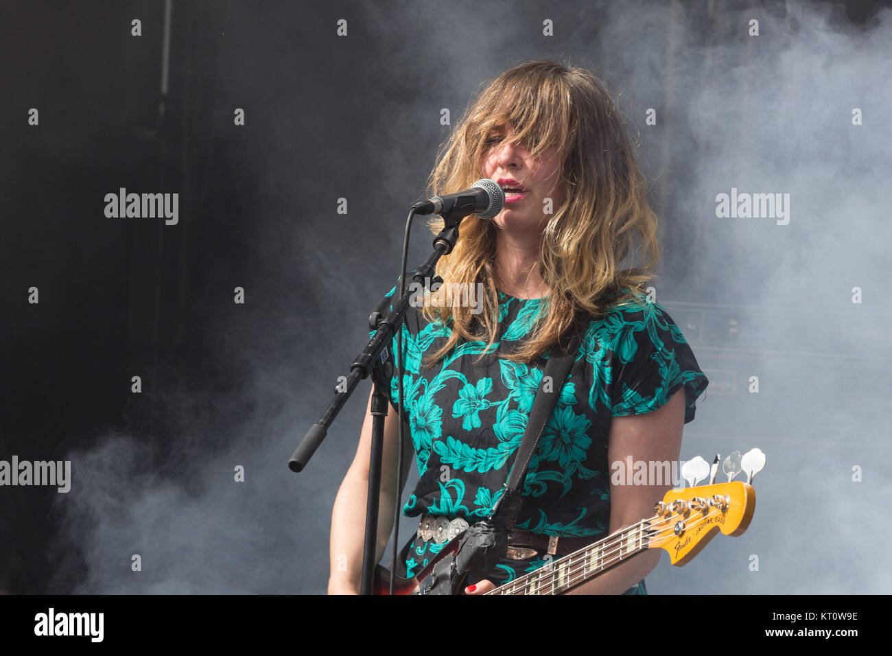 Norway, Tonsberg – July 12, 2017. The Swedish post-punk band INVSN ...
