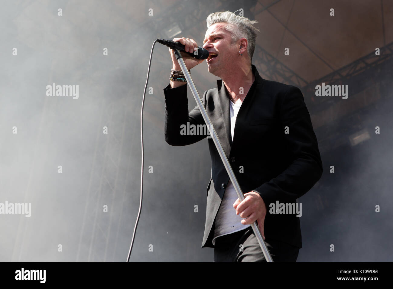 Norway, Tonsberg – July 12, 2017. The Norwegian singer, songwriter and ...