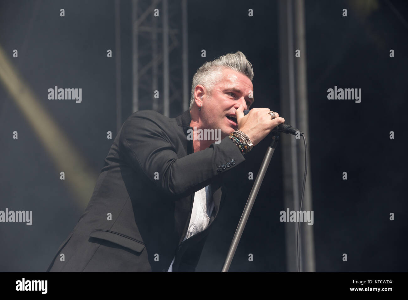 Norway, Tonsberg – July 12, 2017. The Norwegian singer, songwriter and ...
