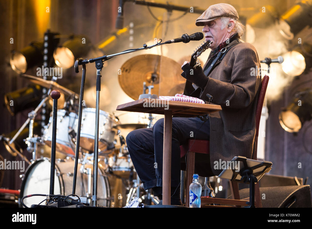 The Danish rock musician, singer and songwriter Kim Larsen performs a ...