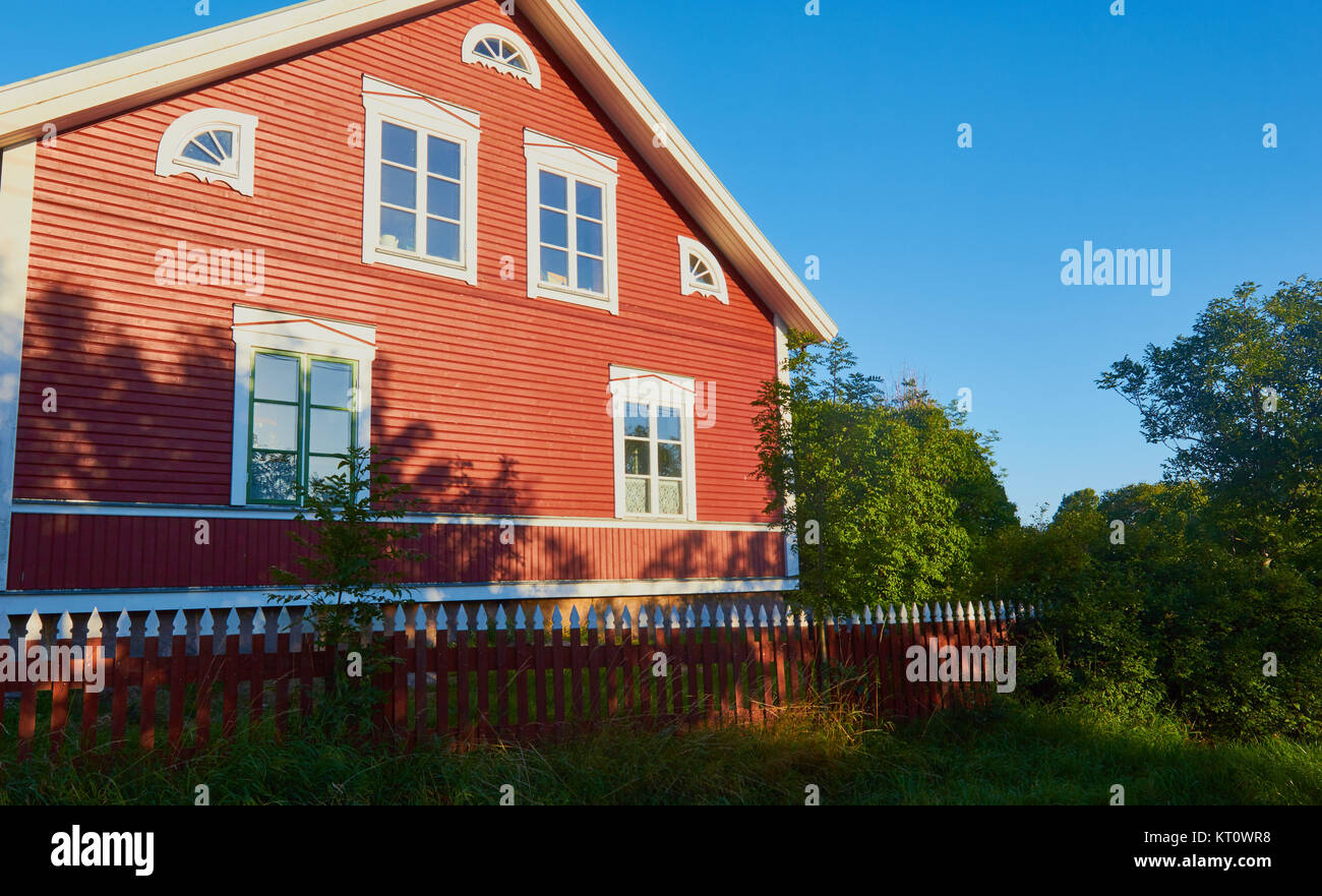 Traditional swedish fence hi-res stock photography and images - Alamy