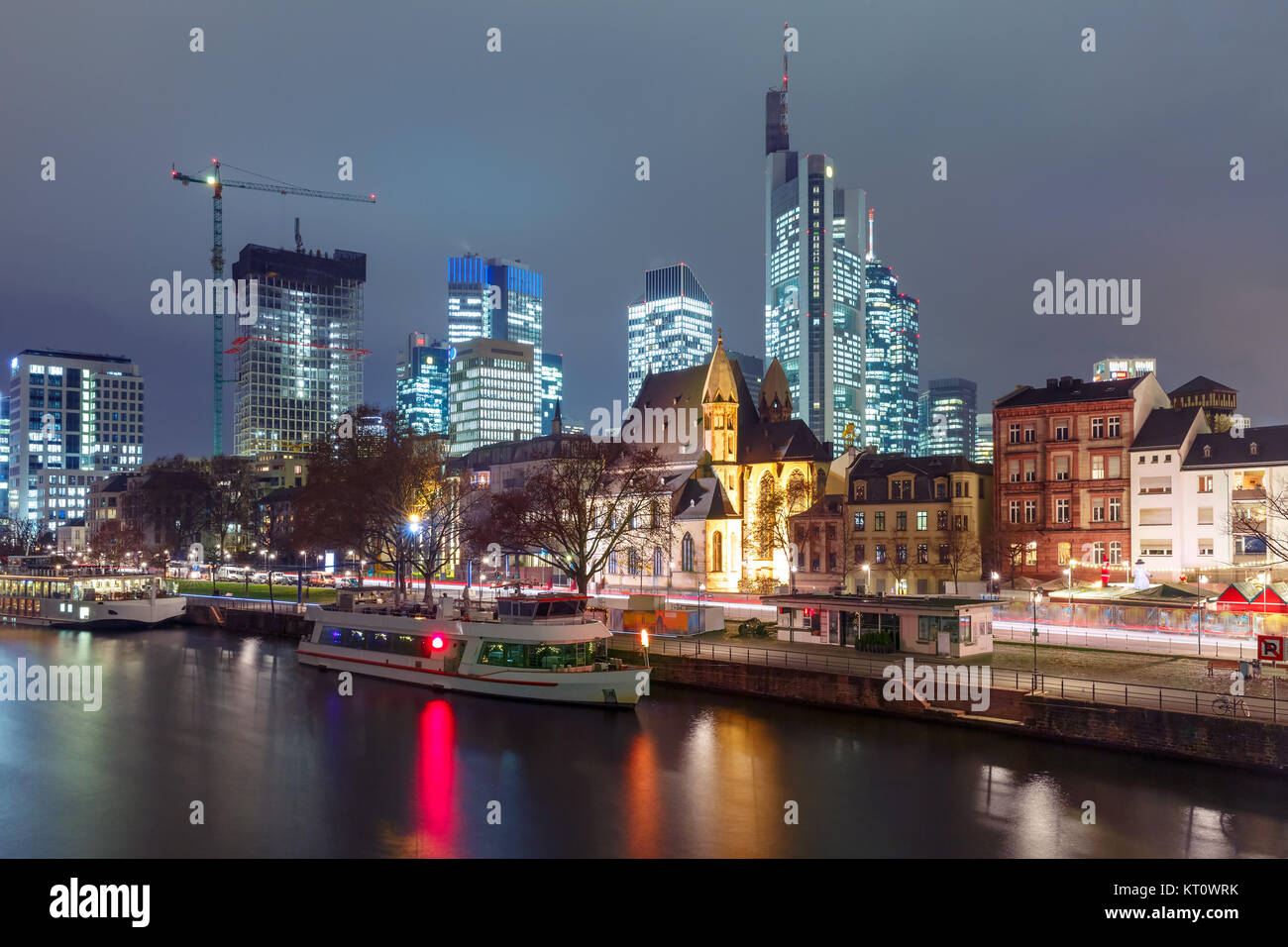 Frankfurt am Main in the morning, Germany Stock Photo - Alamy