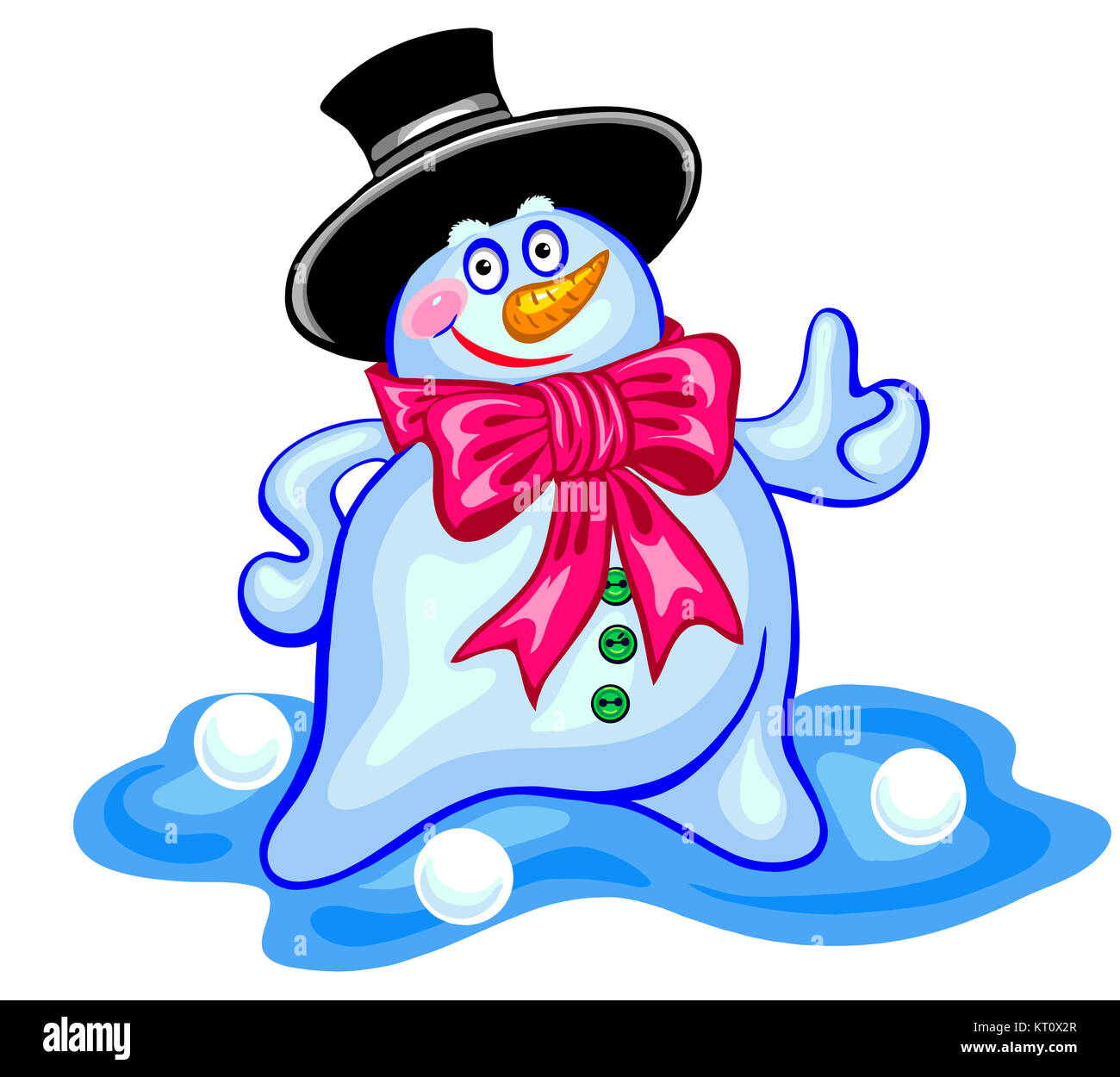 Snow small town Cut Out Stock Images & Pictures - Alamy