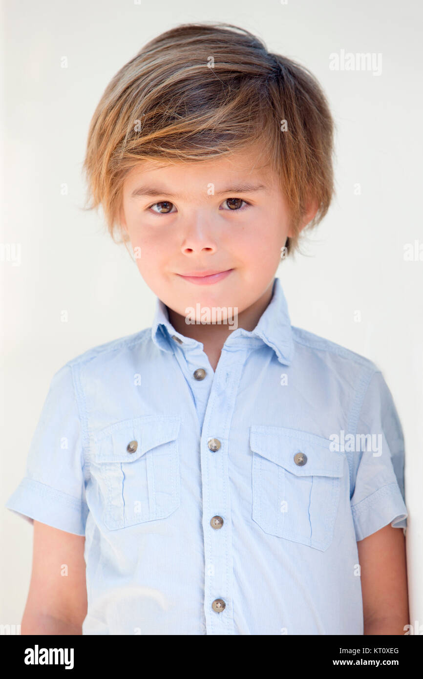 Portrait of a Little Boy Stock Photo - Alamy