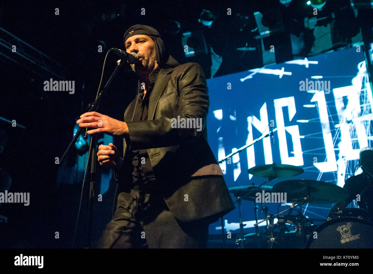 The Slovenian avant-garde band Laibach performs a live concert at ...
