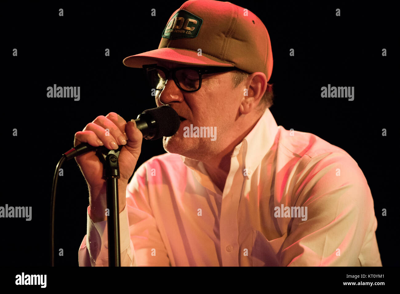 The American alternative country band Lambchop performs a live concert ...