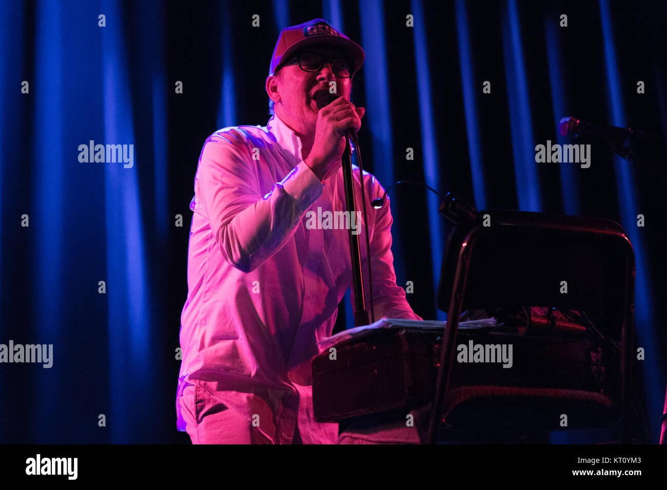 The American alternative country band Lambchop performs a live concert ...