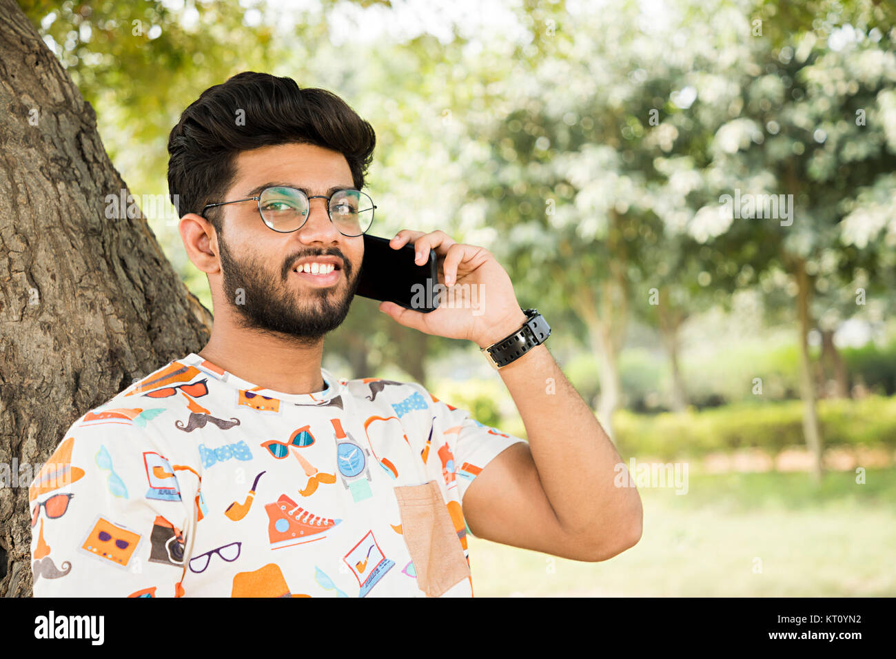 college boy in a park Stock Photo - Alamy