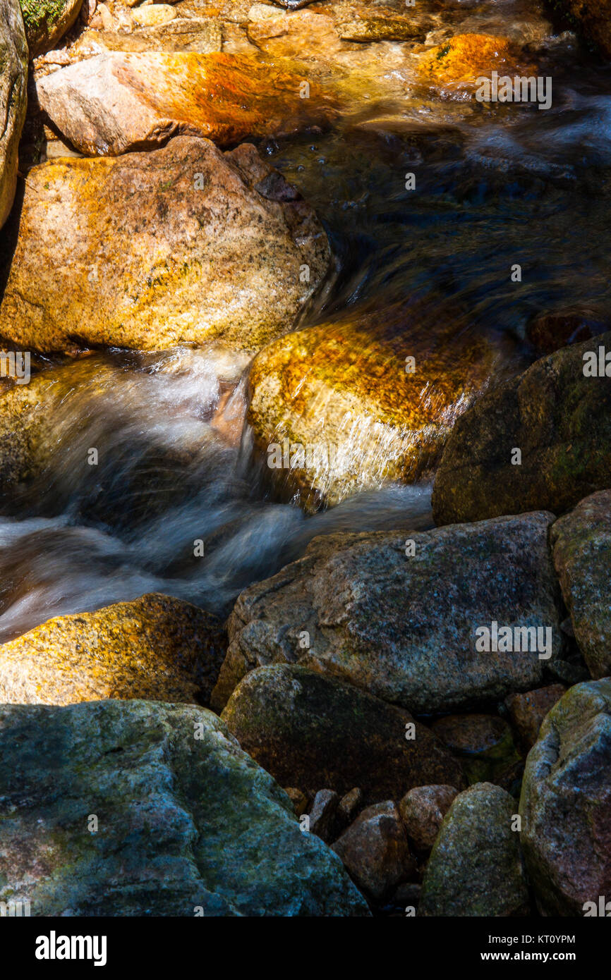 mountain landscape of the Giant Mountains National Park in the Czech ...