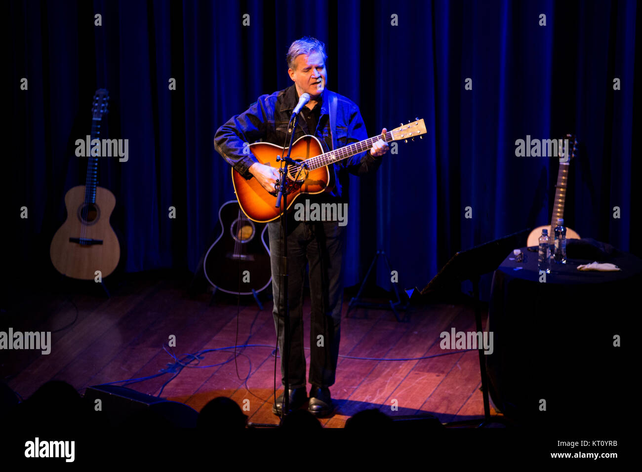 The English singer, songwriter and musician Lloyd Cole performs a live ...