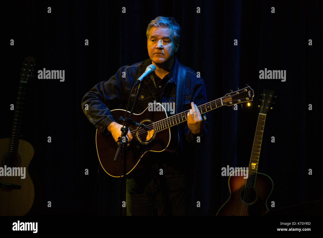 The English singer, songwriter and musician Lloyd Cole performs a live ...