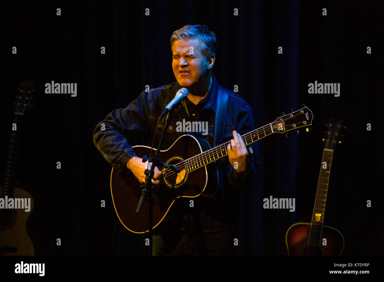 The English singer, songwriter and musician Lloyd Cole performs a live ...