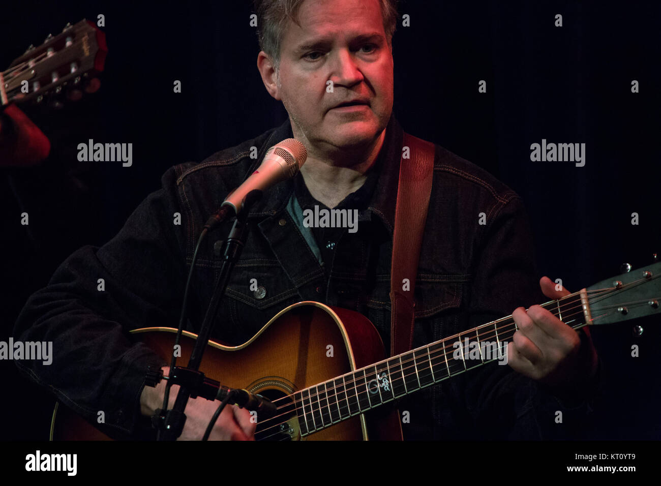 The English singer, songwriter and musician Lloyd Cole performs a live ...