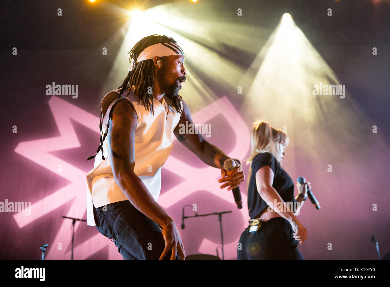 Norway, Fredrikstad – July 21, 2017. The Norwegian musical duo Madcon ...