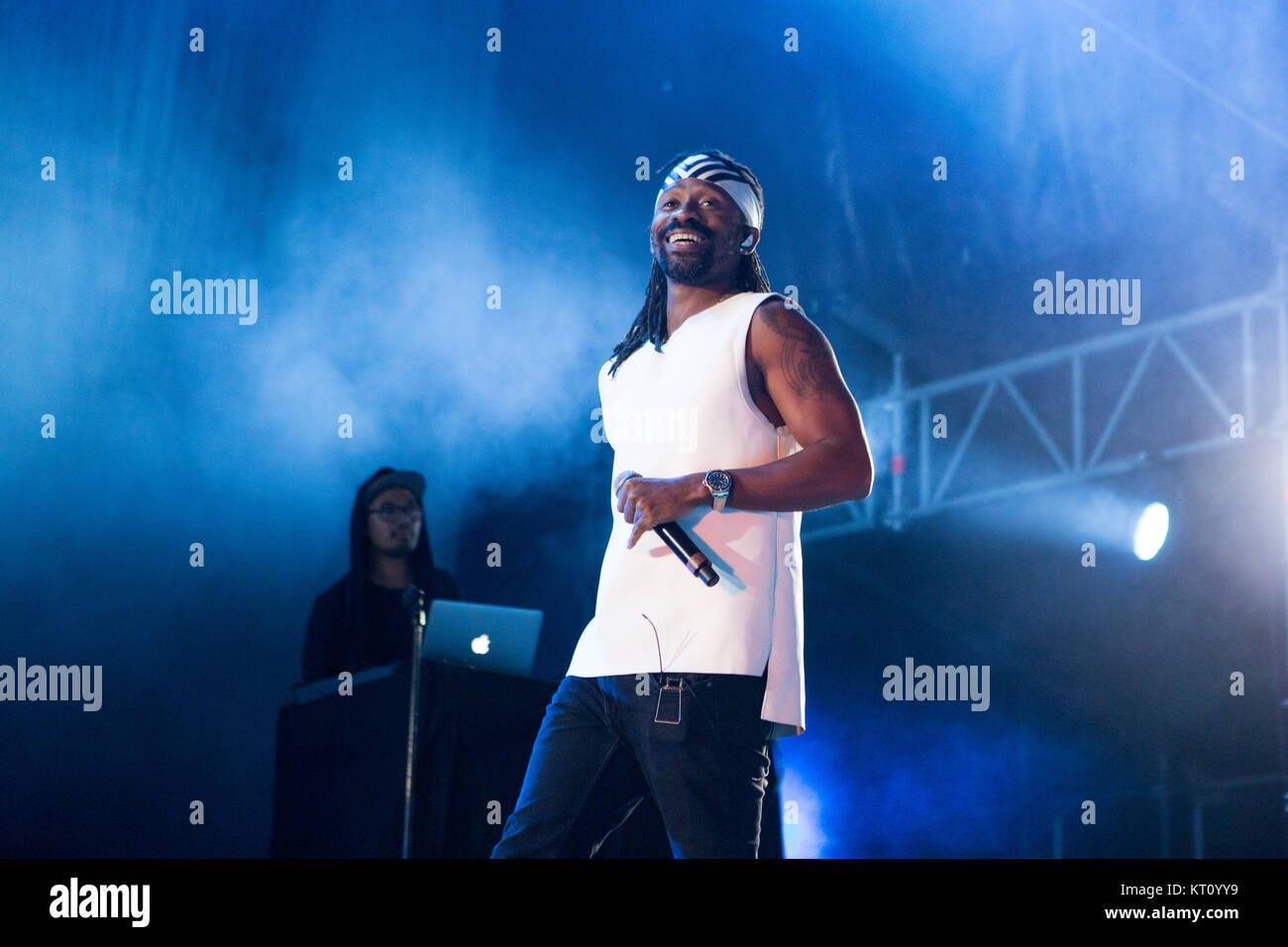 Norway, Fredrikstad – July 21, 2017. The Norwegian musical duo Madcon ...