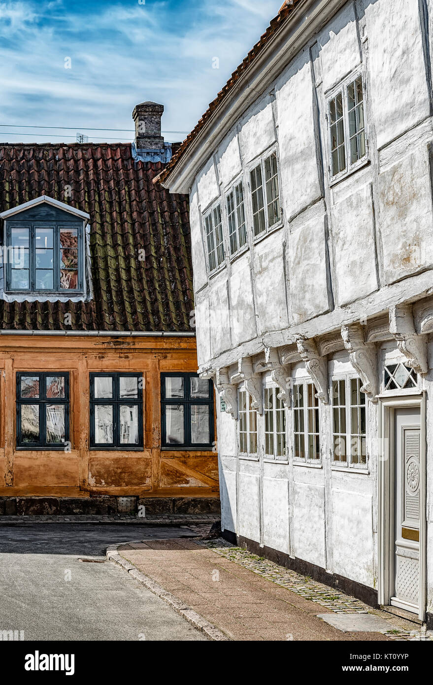 A couple of the many quaint little buildings in the old town of ...