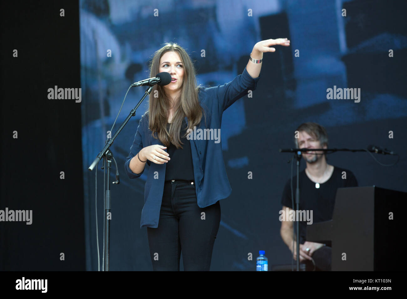 The Norwegian singer, songwriter and musician Melissa Horn performs a ...