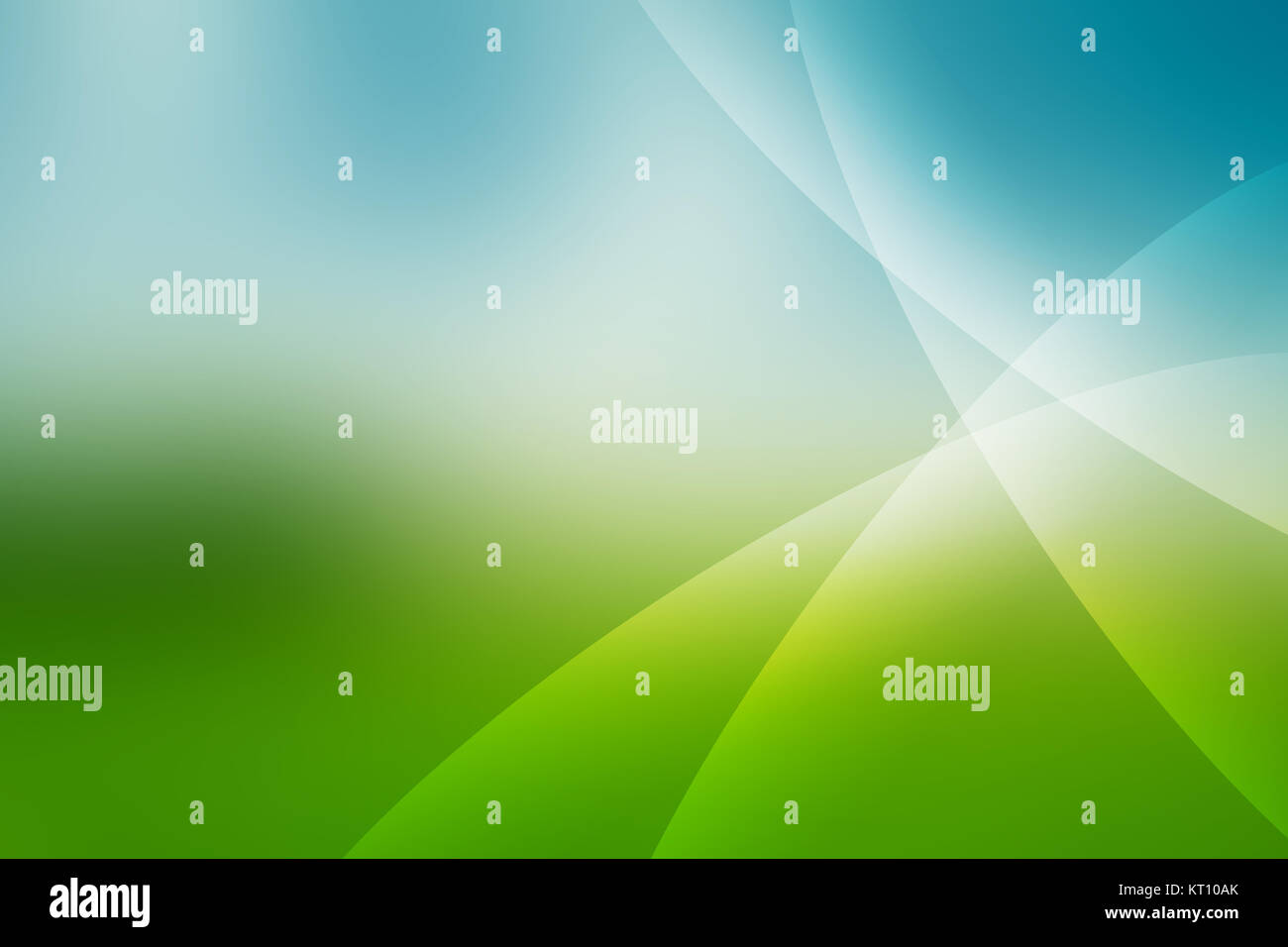 Abstract blue and green background Stock Photo - Alamy