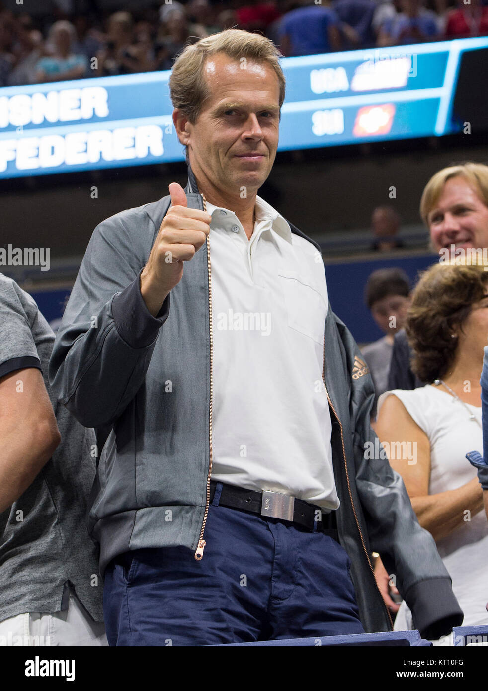 NEW YORK, NY - SEPTEMBER 07: Stefan Edberg on day eight of the 2015 US ...