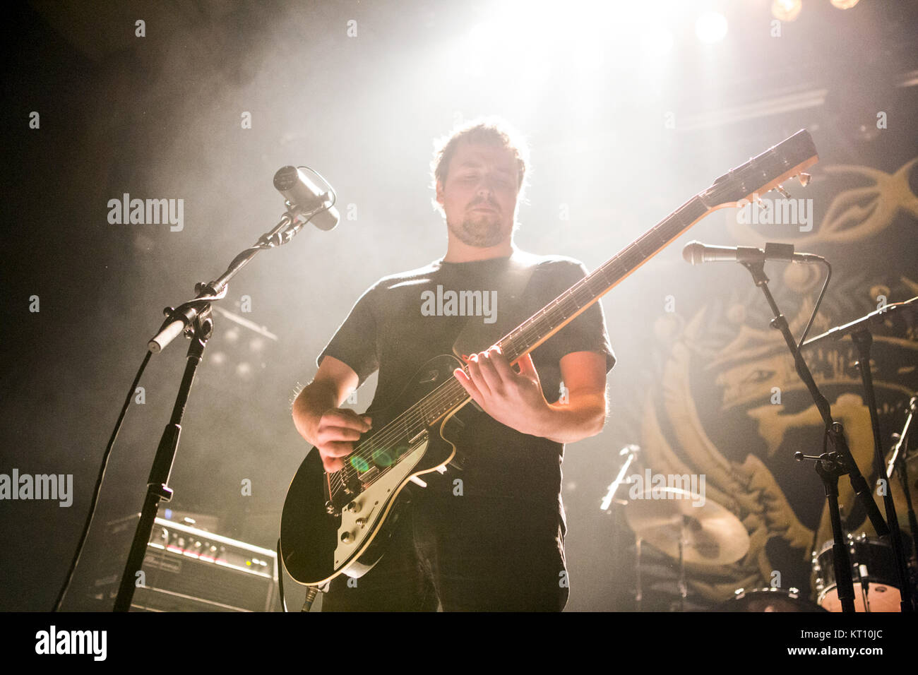 The Norwegian rock band Pil & Bue performs a live concert at ...