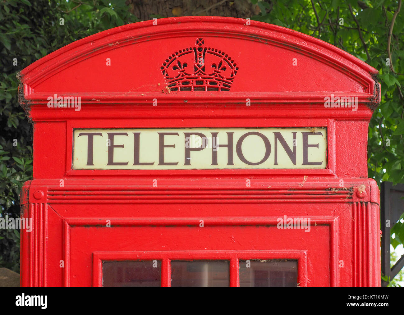Red phone box in London Stock Photo - Alamy