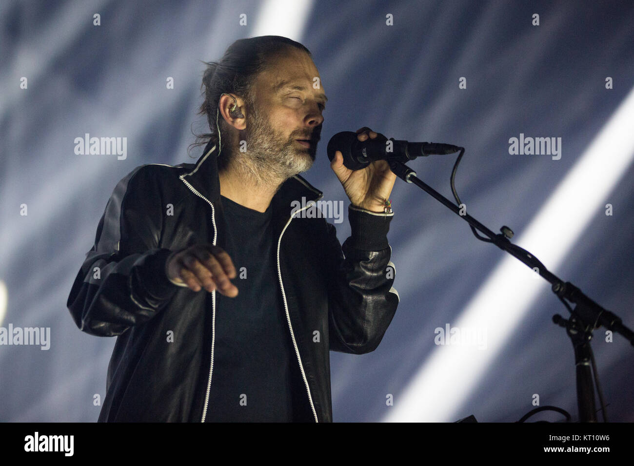 The English rock band Radiohead performs a live concert at Oslo ...
