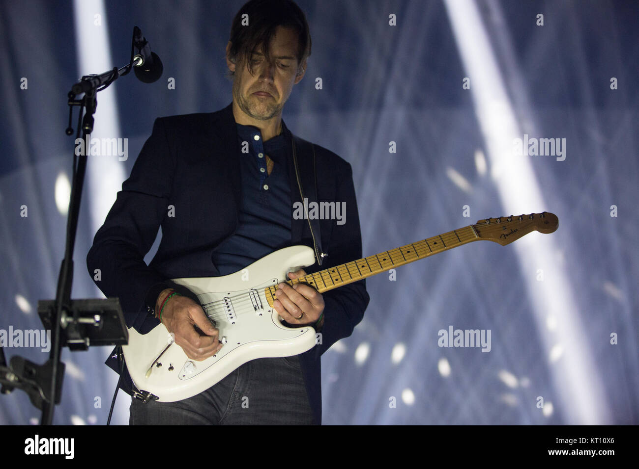 The English rock band Radiohead performs a live concert at Oslo ...