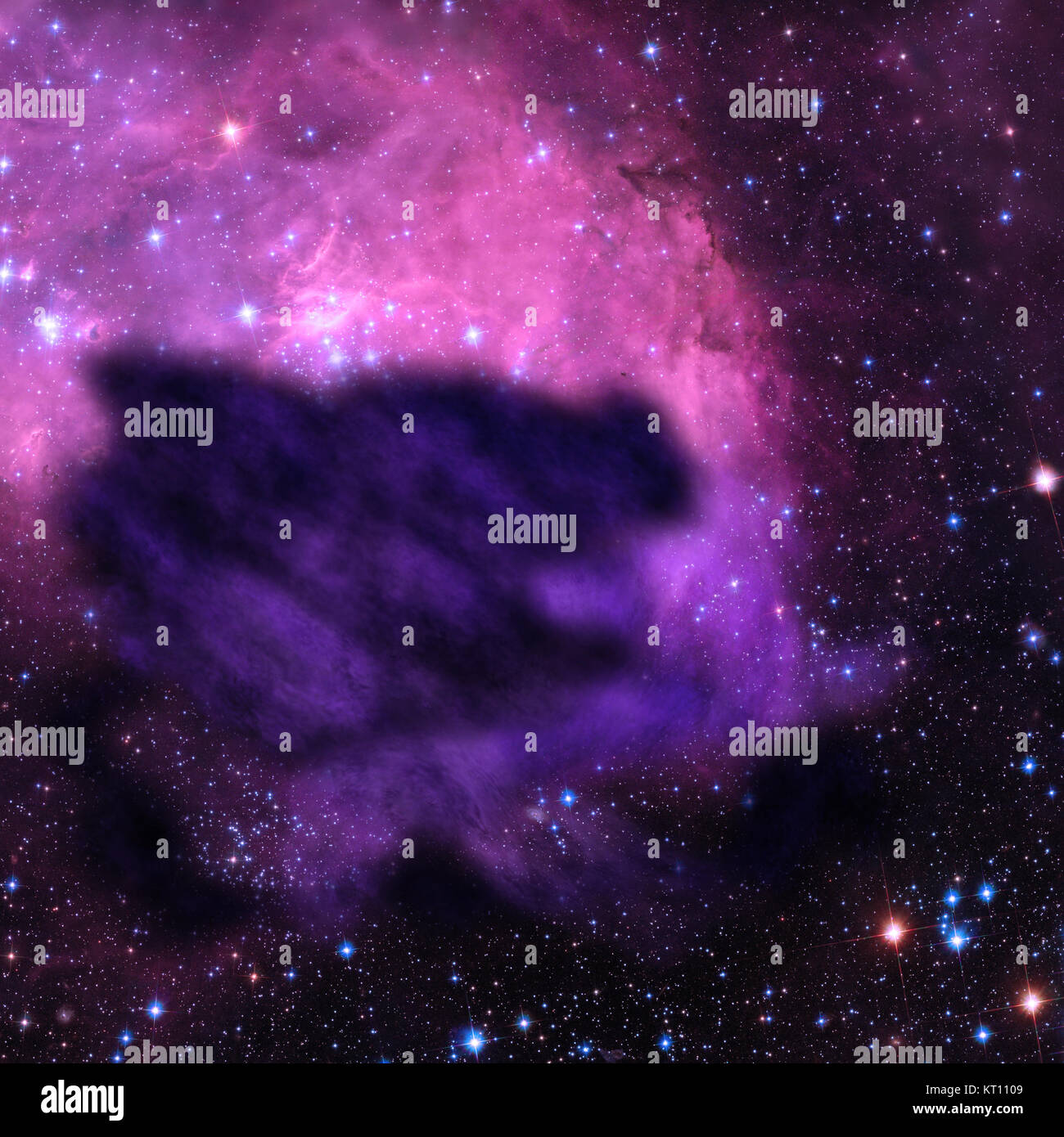 Being shone nebula Stock Photo - Alamy