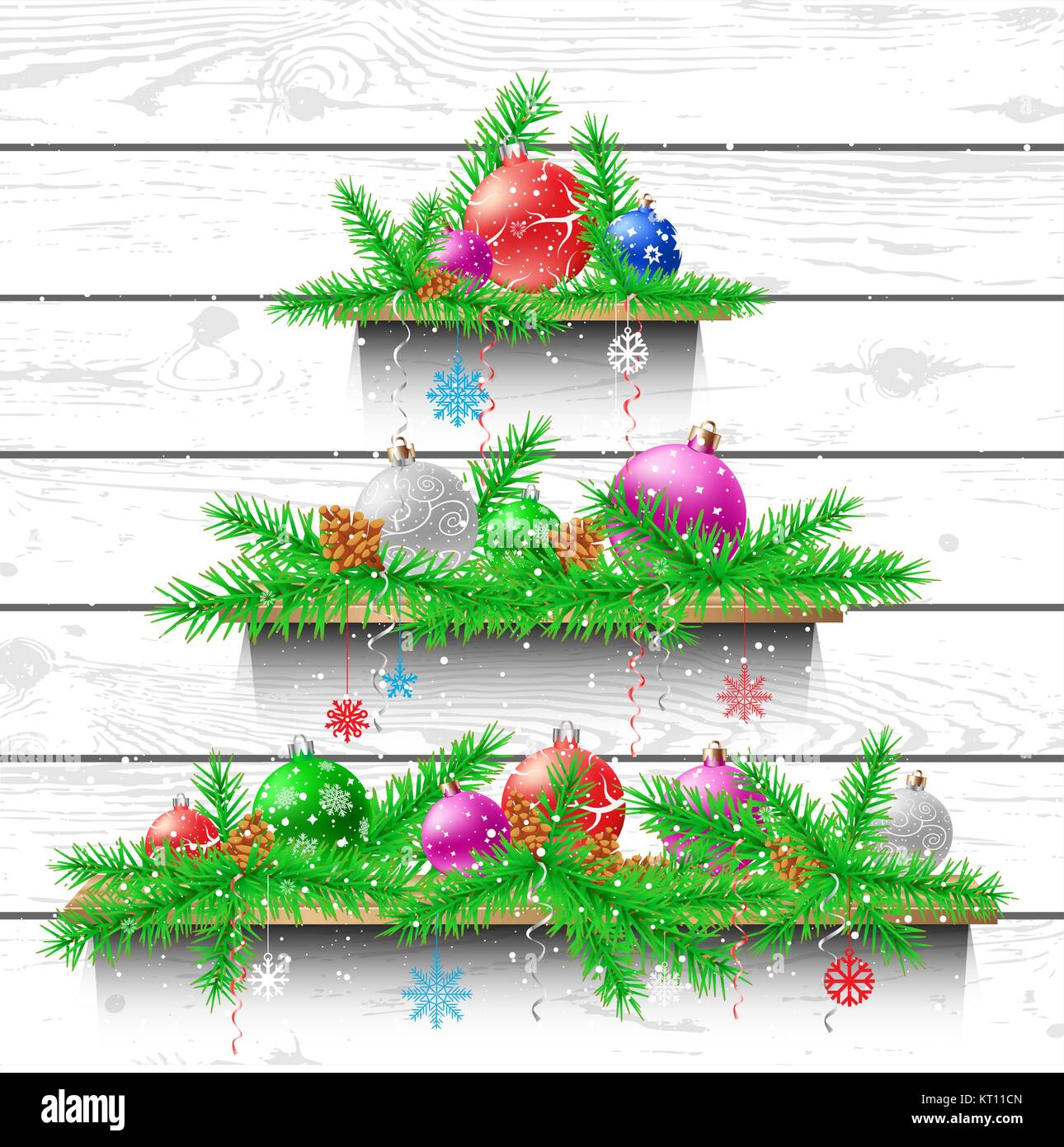 Winter wood store Stock Vector Images - Alamy