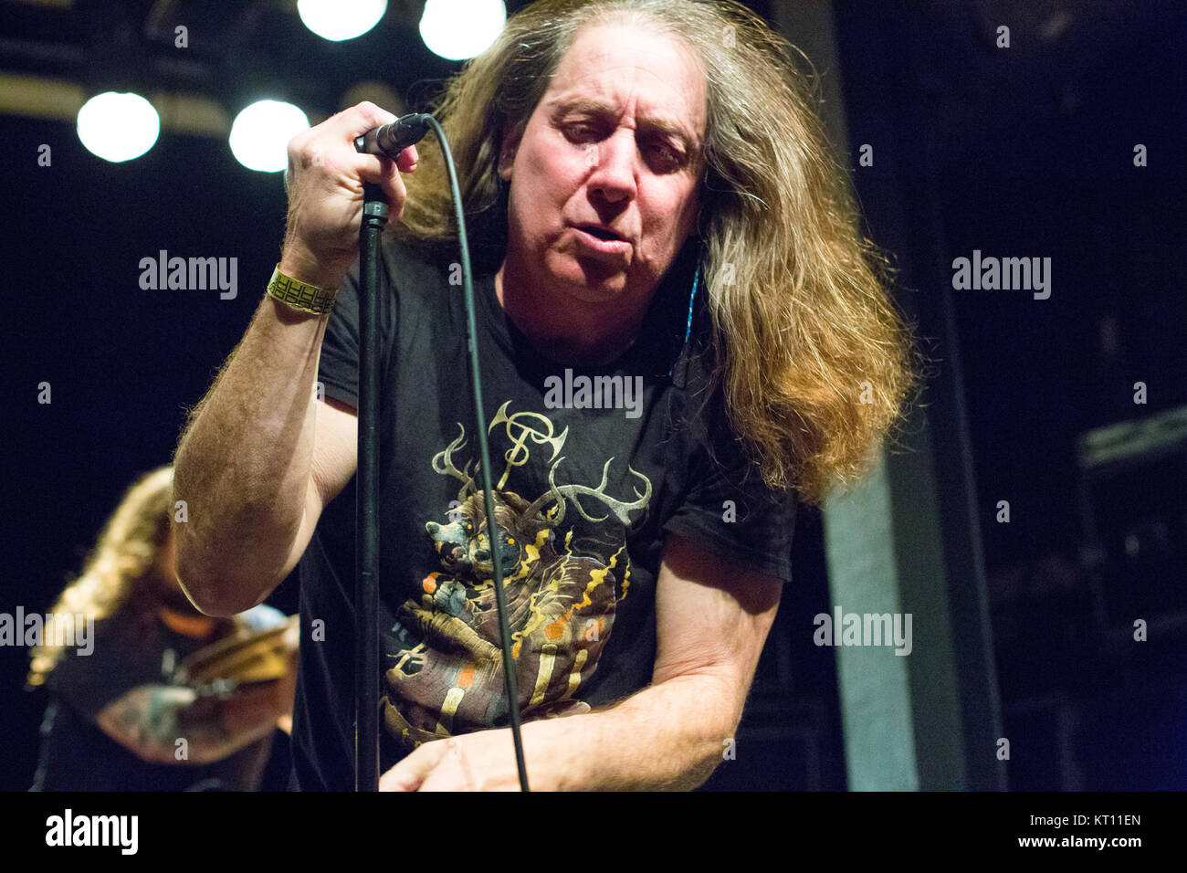 The American doom metal band Saint Vitus performs a live concert at Blå ...