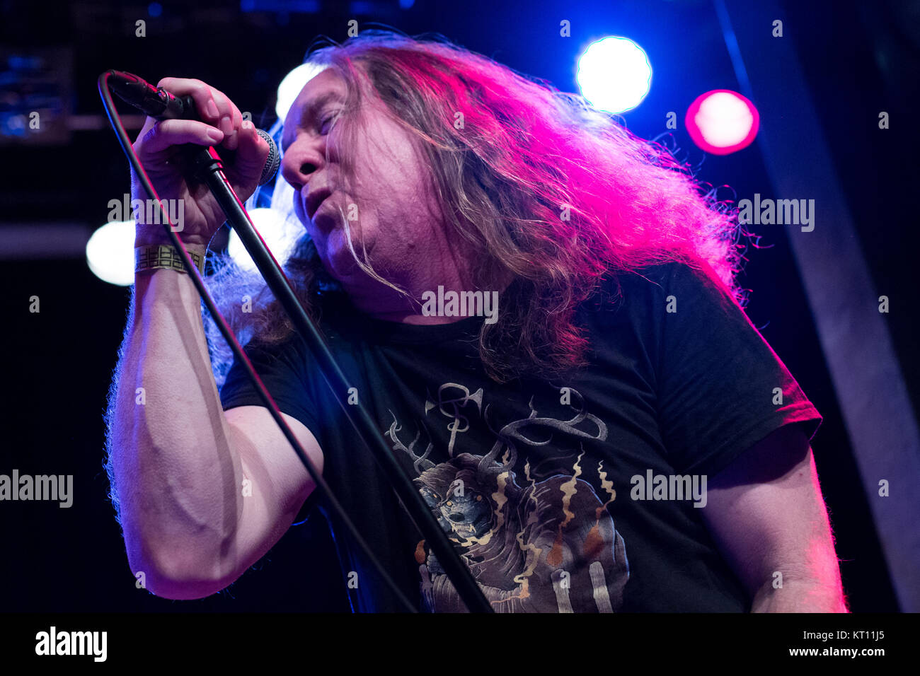 The American doom metal band Saint Vitus performs a live concert at Blå ...