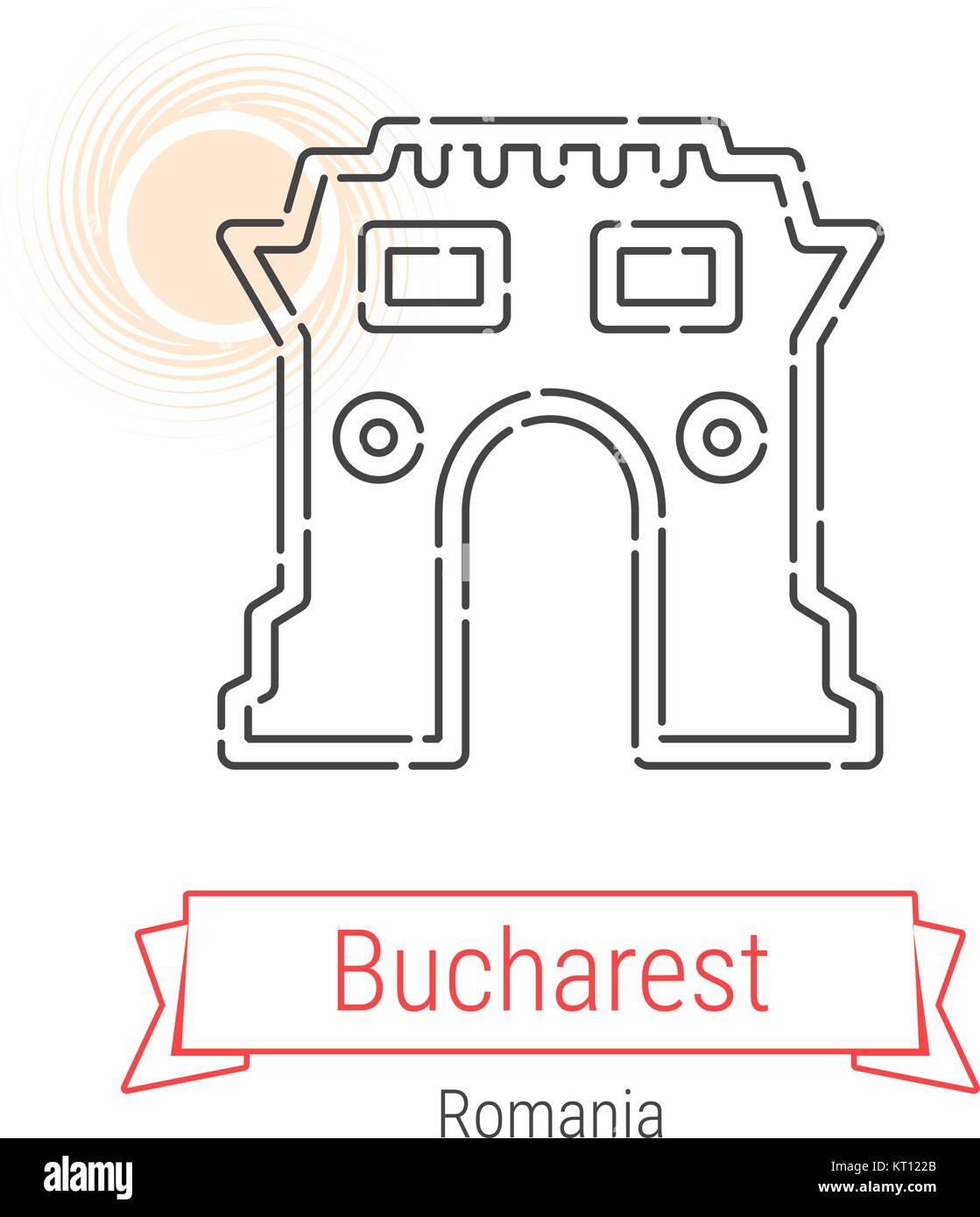 Bucharest old city Stock Vector Images - Alamy