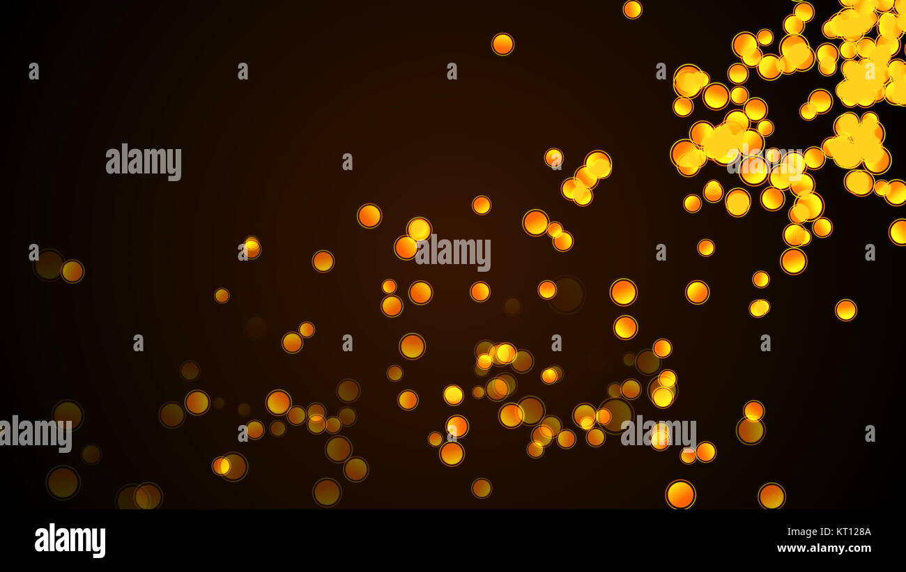 Abstract golden motion particles hi-res stock photography and images ...