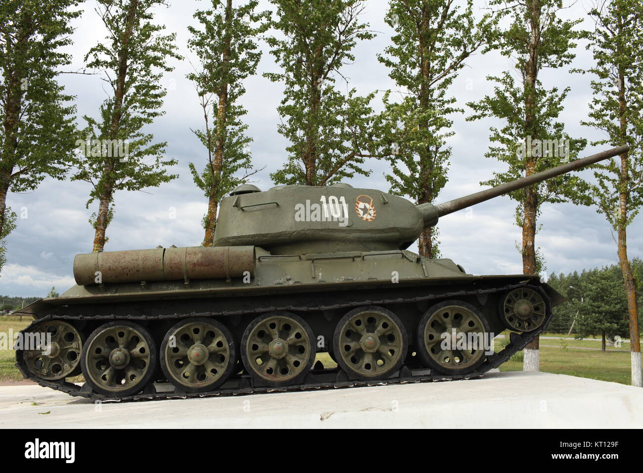 Soviet tank of the Second World War Tank T34 Stock Photo - Alamy