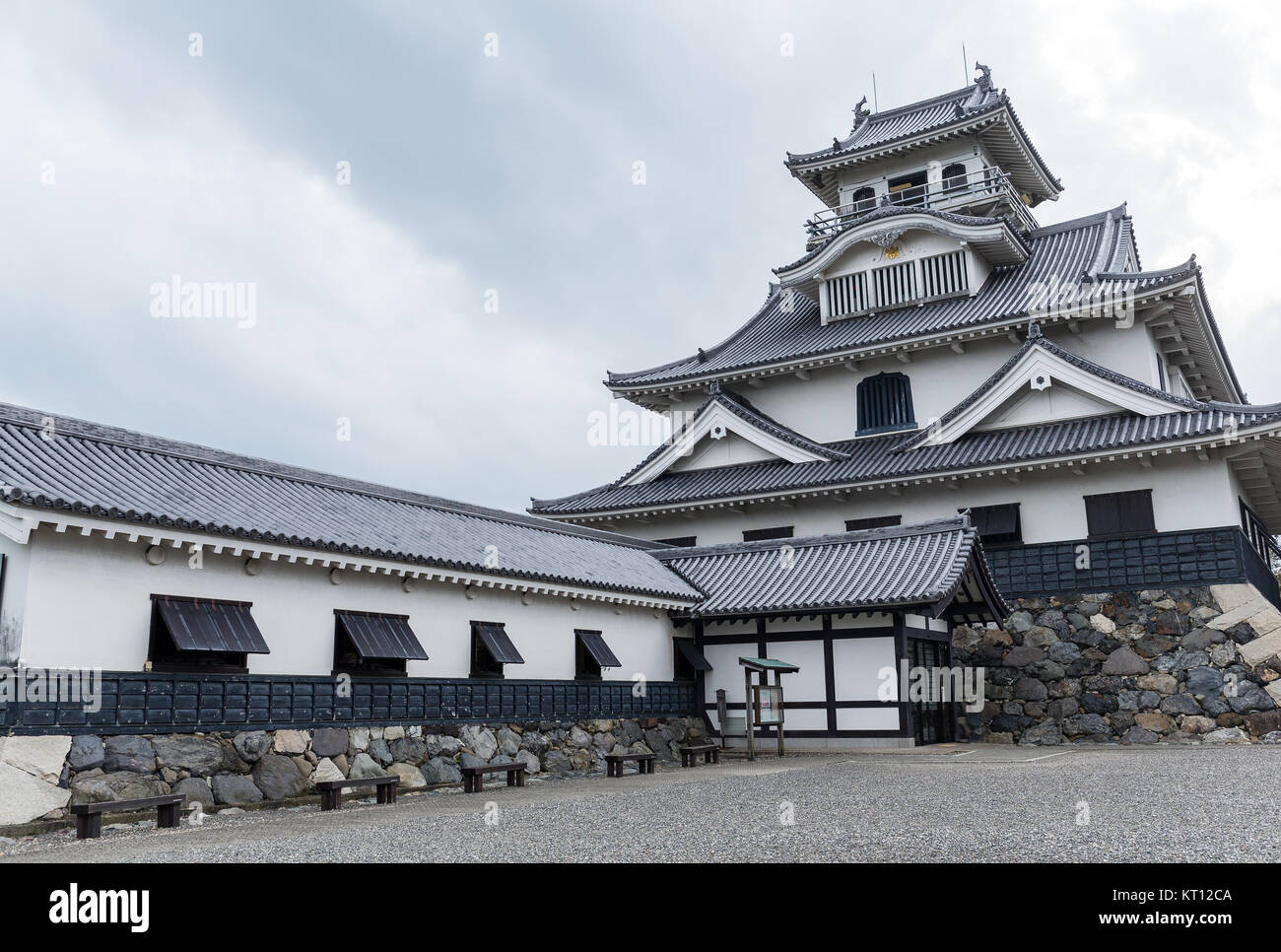 Japanese Nagahama Castle Stock Photo - Alamy