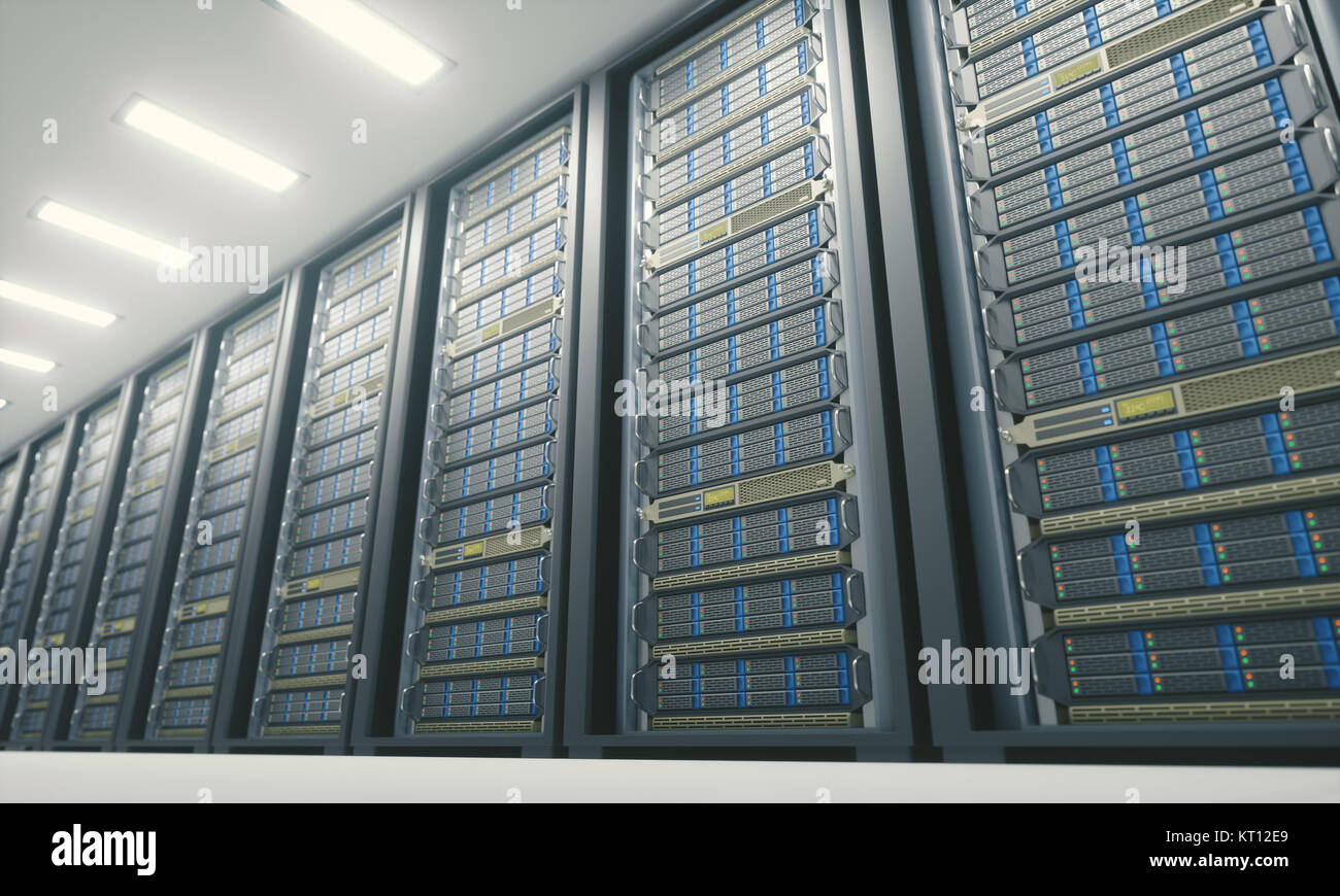 Server Room Data Center Stock Photo - Alamy