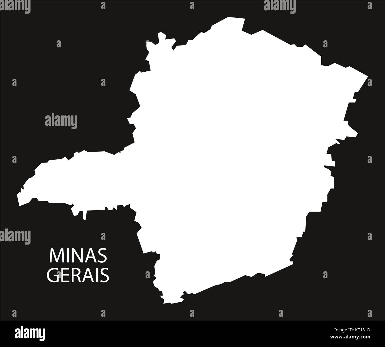 Minas gerais map vector hi-res stock photography and images - Alamy