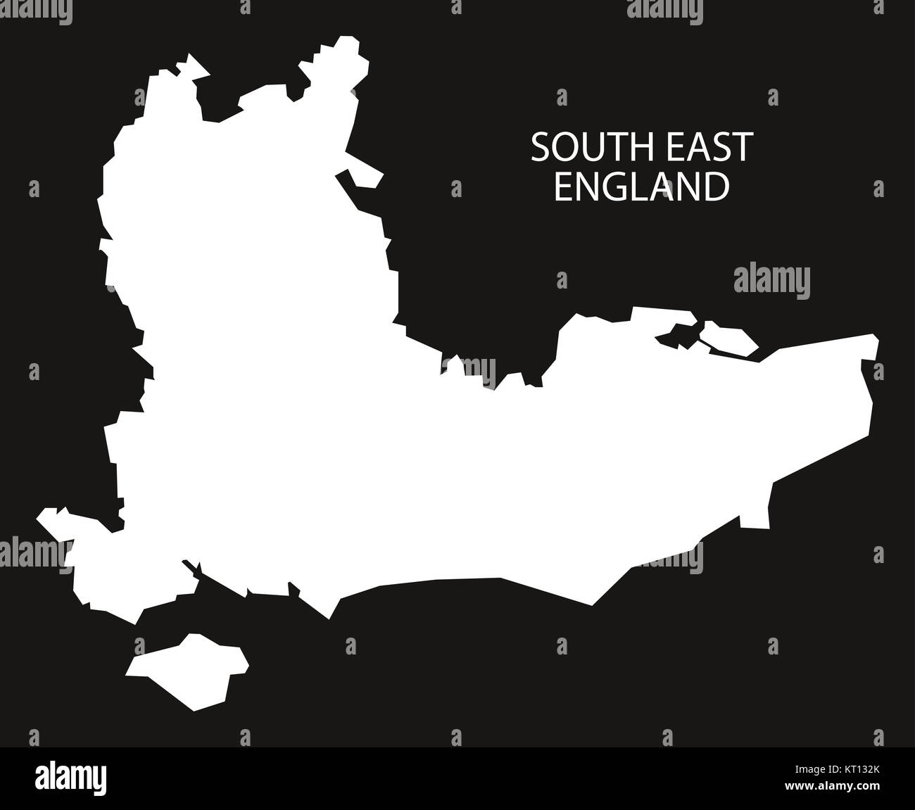 East england map hi-res stock photography and images - Alamy