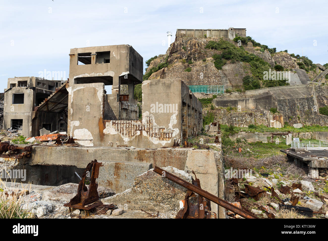 Abandoned island in Nagasaki of Japan Stock Photo - Alamy