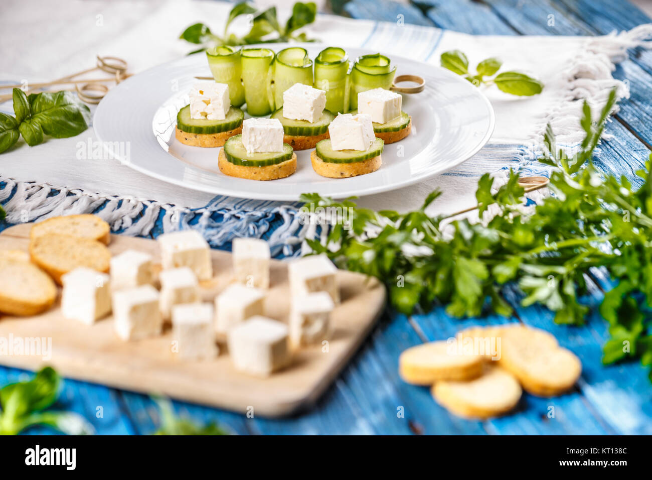 Party mini snacks Stock Photo - Alamy